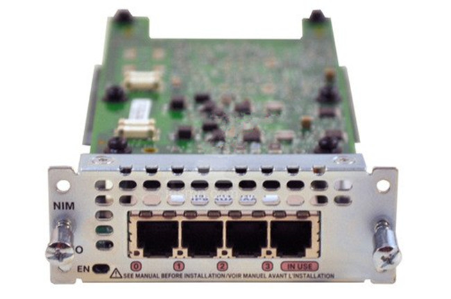 4 Port Cisco Network Module Fxo Nim 4fxo For Cisco 4300 Router Energy