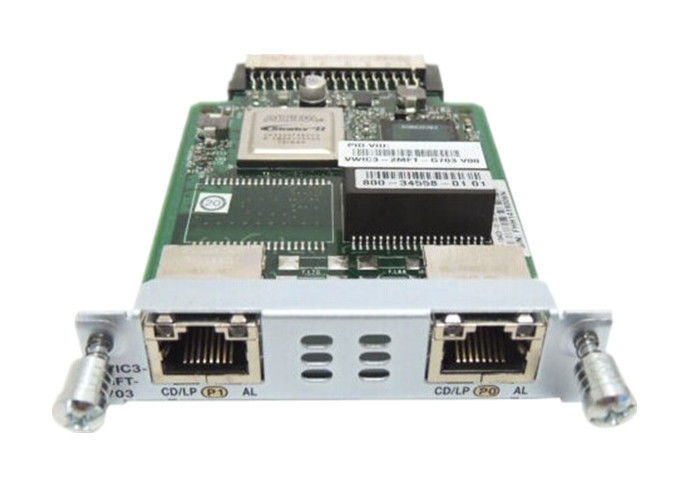 2 Port Cisco Network Module Multi Function Trunk Voice Card VWIC3-2MFT ...